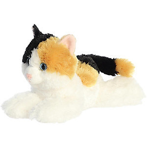 Aurora® Adorable Flopsie™ Esmeralda™ Stuffed Animal - Playful Ease - Timeless Companions - White 12 Inches