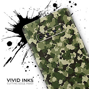 DesignSkinz Military Camouflage V1 Protective Vinyl Decal Wrap Skin Cover Compatible with The Samsung Galaxy S20 (Screen Trim & Back Glass Skin)