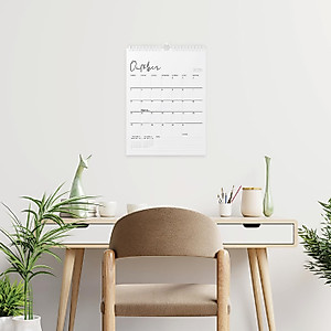 Karto Wall Calendar 2024-2025 - Vertical 8.5x11 inch Runs Until December 2025 - Boost Your Productivity and Easy Planning with the Aesthetic Monthly Calendar - Cursive