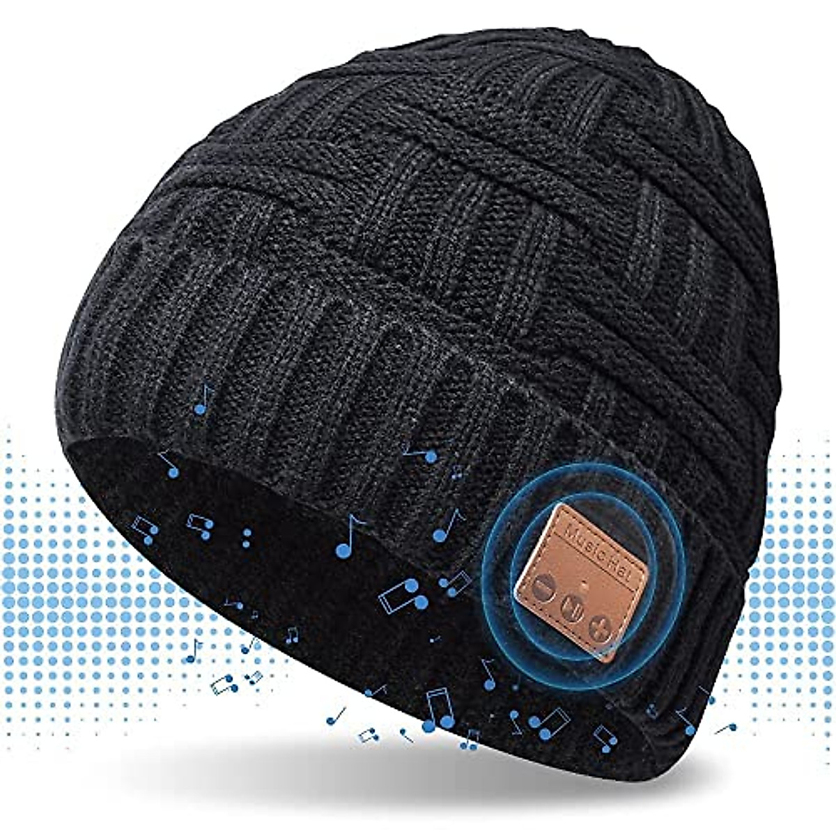 Gifts for Men-Bluetooth Beanie Hat Men and Women Stocking Stuffers for Husband Teen Boy HIM and Magnetic Pickup Tool LED Light|Christmas Tool Gifts for Men