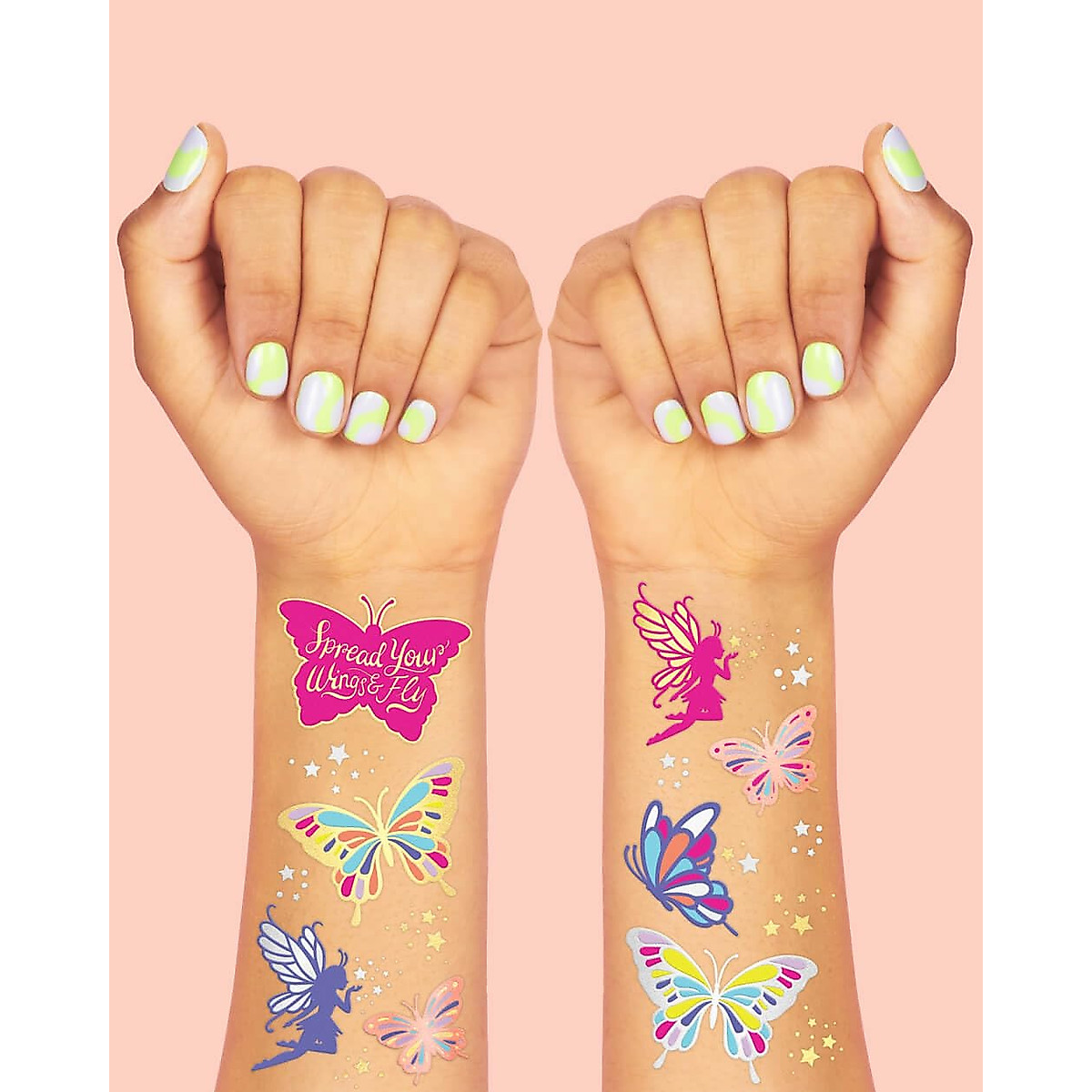 xo, Fetti Butterfly Tattoos for Kids - 34 Glitter styles | Birthday Party Supplies, Butterfly Party Favors + Fairy Decor
