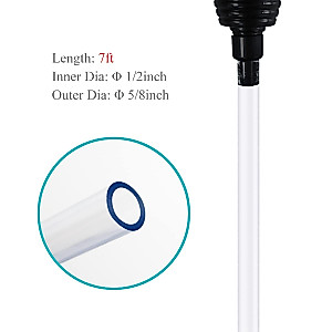 Laifoo 7ft Aquarium Siphon Vacuum Cleaner for Fish Tank Cleaning Gravel & Sand