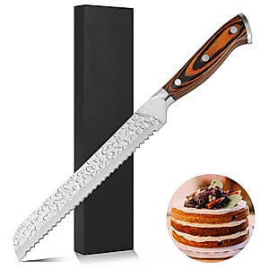 Generic Bread Knife, High Carbon Steel Bread Knife for Homemade Bread, Serrated knife, Sourdough Bread Knife 12 Inch.