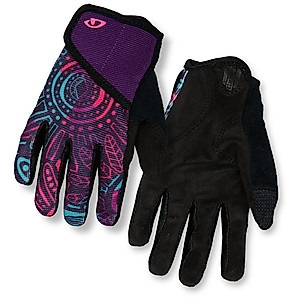 Giro DND Jr II Youth Mountain Cycling Gloves - Blossom (2021), Large