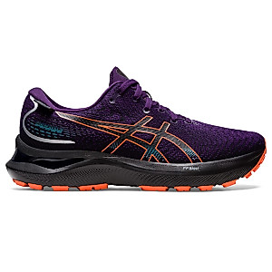 ASICS Women's Gel-Cumulus 24 GTX Running Shoes, 7.5, Night Shade/NOVA Orange