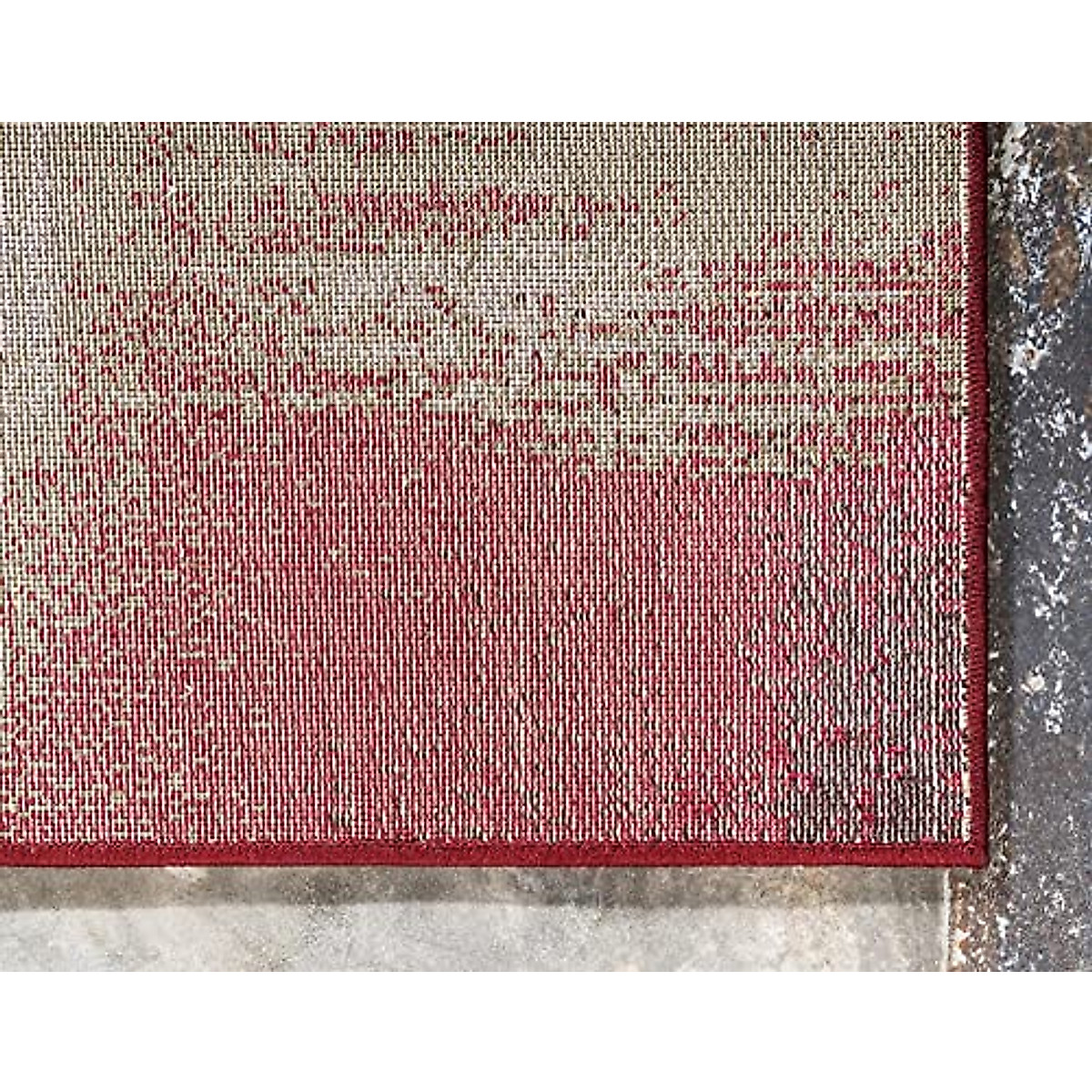 Unique Loom Barista Collection Area Rug - Timor (2' 2" x 6' 1" Runner, Multi/ Red)