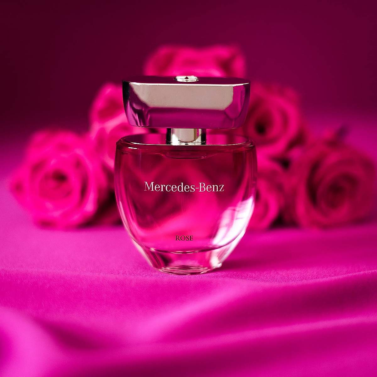 Mercedes-Benz - Rose - Professional Fragrance For Women - Elegant And Irresistible - Romantic And Stylish - Naturally Infused And Crafted - Sweet, Fresh And Young - Eau De Toilette - 3 Oz