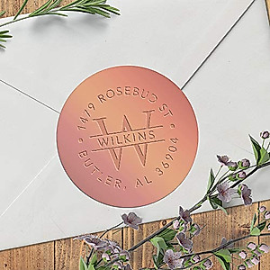 Three Designing Women - Foil Seals for Designer Embosser -The Only Award Winning Embossers (Rose Gold Matte)