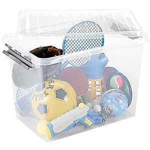 Sunware Q-Line Storage Box, Transparent Metallic, One Size