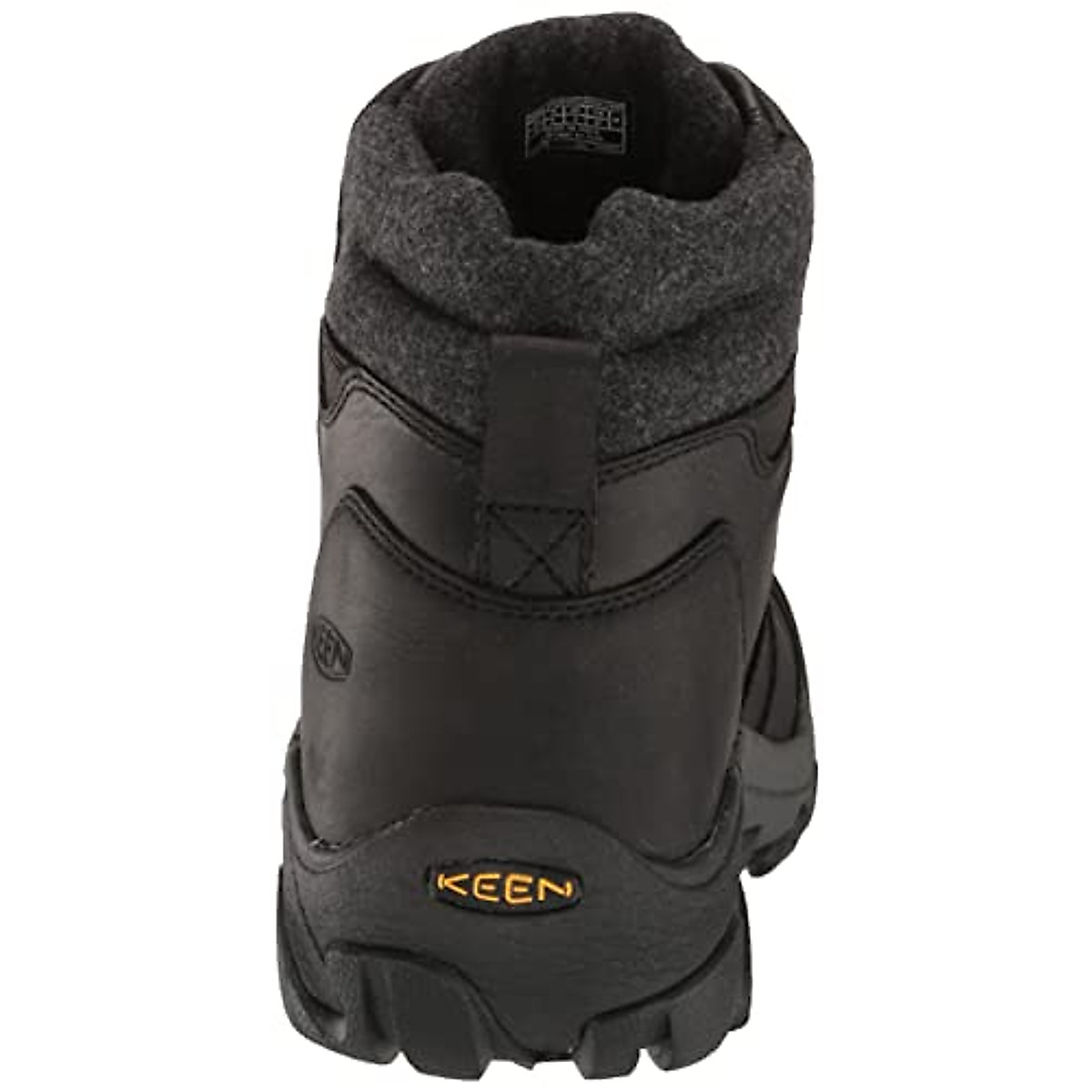 KEEN Men's Targhee 2 Waterproof Insulated Hiking Boot, Black/Black, 12