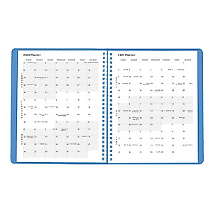 Brownline 2023 Essential Monthly Planner, 14 Months, December 2022 to January 2024, Twin-Wire Binding, 8.875" x 7.125", Mountain Green (CB1200G.03-23)