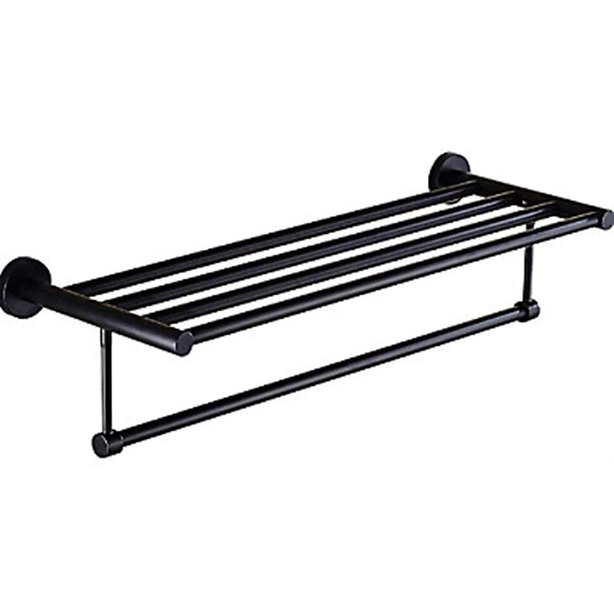 HYJMJJ Wall Mounted Coat Rack, Towel Rack Bathroom Shelf Multifunction Towel Rack Made of Stainless Steel 1 Piece Double Wall Towel Rack Bathroom Accessories Towel Rack,for Home Kitchen