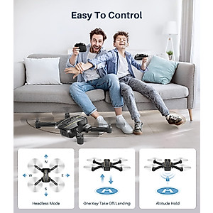 SYMA Mini Drone with Camera for Kids Adults with 720P HD FPV Camera Remote Control Quadcopter with Altitude Hold, Headless Mode, One Key Start Speed Switch UFO Toys Gifts for Boys Girls