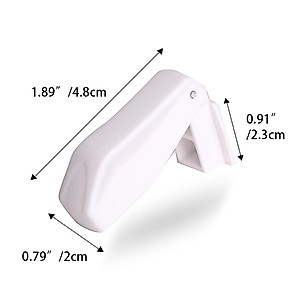 EUDEMON Plastic 8 Pack Kids Proofing Safety Drawer Stoppers Baby Safety Child Proofing Drawer Pinch Guards Easy to Install no Tools Need or Drill (White)