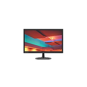 Lenovo D22-20 21.5-inch FHD (1920 x 1080) LED Backlit LCD Monitor, 16:9 Widescreen, 75Hz, 5ms, HDMI, VGA, VESA Mount, 66ADKCC1US, Raven Black (Renewed)