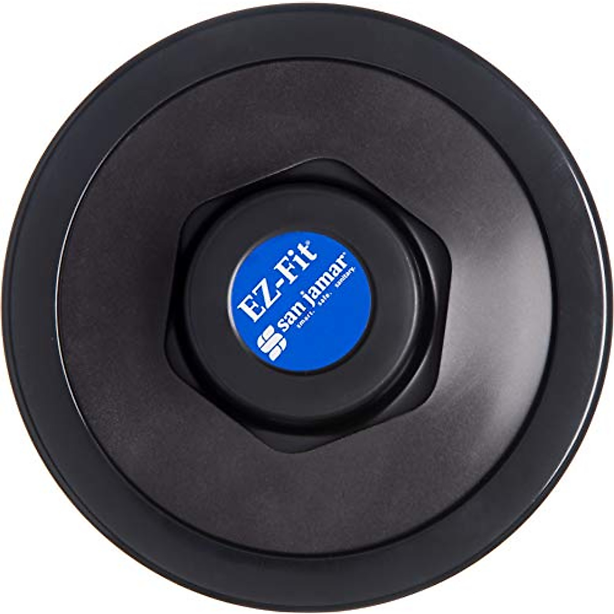 San Jamar EZ-Fit In-Counter Cup Dispenser, Plastic, Universal Disposable Cup Compatibility With Interchangeable Gaskets For Commercial Kitchen, 23.25 Inches, Black