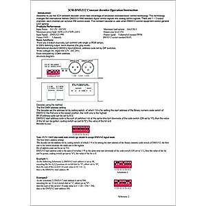 GIDERWEL 4 Channel DMX Decoder RGBW PWM DMX512 Dimmer Driver RGBW LED Strip Light Controller Input 12V-24V DC