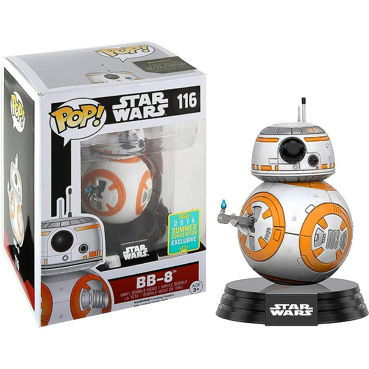 Funko 9625 - Star Wars Episode VII, Pop Vinyl Figure 116 BB-8 Droid Thumbs Up Edition