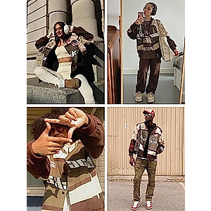 Aelfric Eden Men's Motorcycle Jacket Blackair Moto Varsity Baseball Jacket Women Vintage Coats