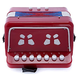 D'Luca G105-RD Child Button Accordion Red