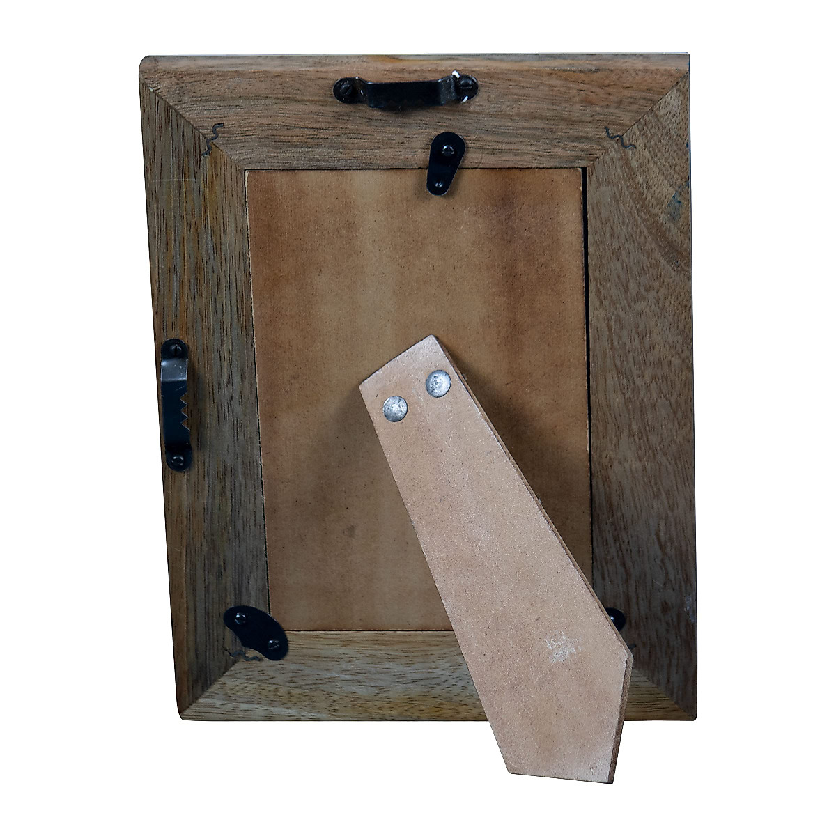 Foreside Home & Garden Blue and White Resin 4x6 Inch Wood Decorative Picture Frame FFRD09977