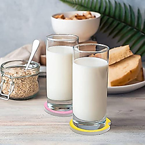 G1ngtar 4Pcs Preppy Car Coasters with Finger Notch Aesthetic Lightning Bolt Face Shaped Absorbent Ceramics Heat Resistant Anti Slip Cork Base Car Drinks Coasters Auto Accessories for College Students