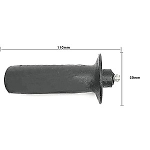 2pcs Angle Grinder Handle for Makita, Plastic Supermotorparts Thread Auxiliary Side Handle, Polishing Machine Handle, Angle Grinder Handle 8mm, for Makita 9523Nb,Black