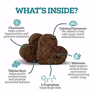 Triple Action Calming Sniffer Chews for Dogs, 60 Piece (008086)