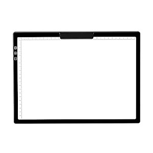ANALOI A4 Light Box, LED Light Tracing Pad Rechargeable, Portable Light Copy Board for Diamond Art Painting, 6 Levels Stepless Dimming Drawing Tracking Light Pad, Artistic Design Sketching