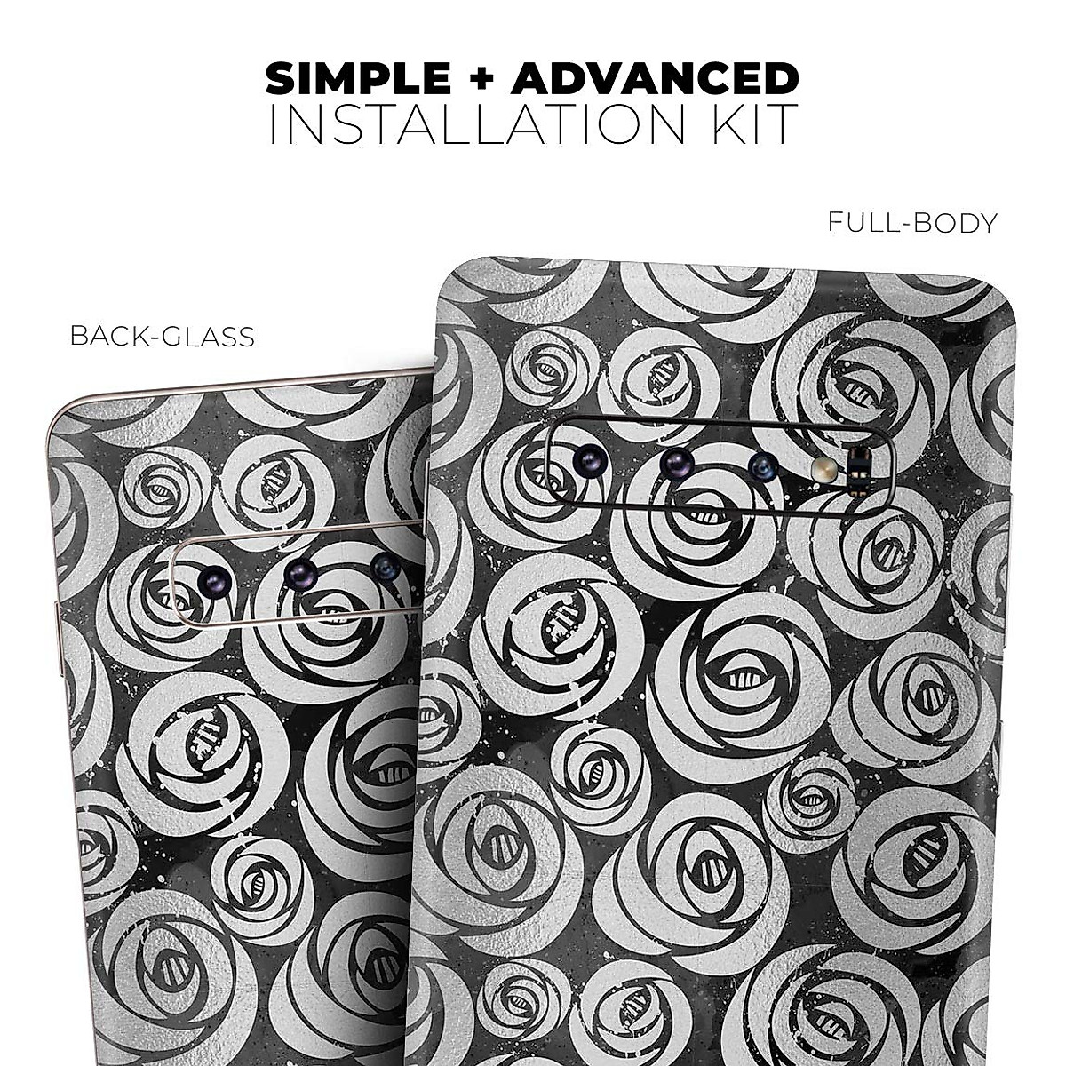 DesignSkinz Karamfila Silver & Pink Marble V9 Protective Vinyl Decal Wrap Skin Cover Compatible with The Samsung Galaxy S20 (Screen Trim & Back Glass Skin)