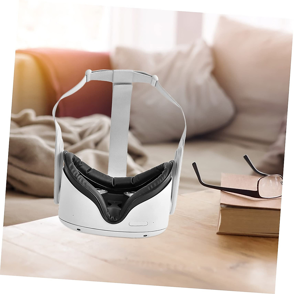 3pcs Vr Mask Accessories Vr Facial Interface Bracket Face Cover for Vr Headset Face Cover Replacement Vr Headset Sweatproof Cover Vr Part Face Cushion Pad Replacement Vr Accessory