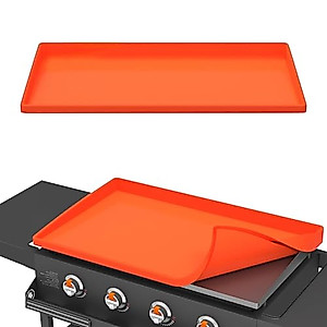 Silicone Blackstone Griddle Cover, 28 Inch Blackstone Griddle Cover Mat, Reusable Heavy Duty Food Grade Blackstone Accessories, Protect Grill From Rust,Insects, Leaves