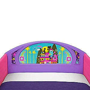 Disney Encanto Sleep and Play Toddler Bed with Built-in Guardrails by Delta Children