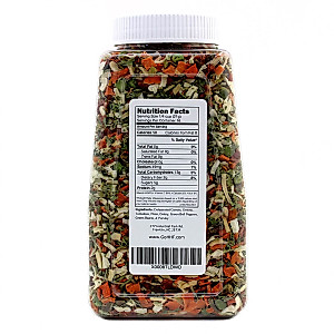 Harmony House Premium Vegetable Soup Mix - Dehydrated Vegetables for Cooking, Camping, Emergency Supply and More (9 oz, Quart Size Jar)