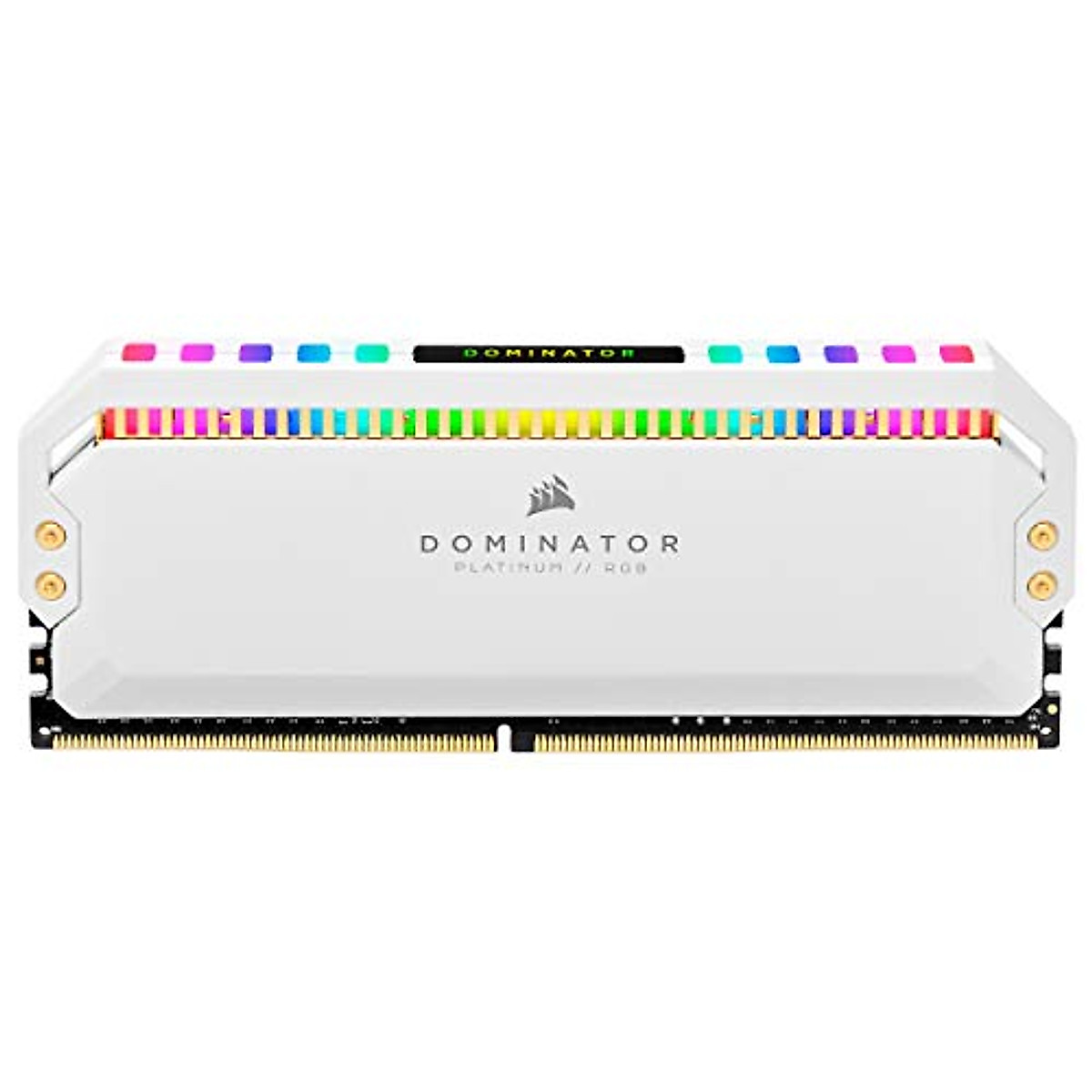 Corsair Dominator Platinum RGB 32GB (4x8GB) DDR4 3200 (PC4-25600) C16 1.35V Desktop Memory - White