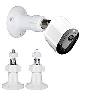 Security Wall Mount for Arlo Pro, Arlo Pro 2, Arlo Ultra, Arlo Pro 3, Arlo Go, Arlo Essential Spotlight Camera, Adjustable Indoor/Outdoor Mounting Bracket for Your Surveillance Camera (2 Pack)