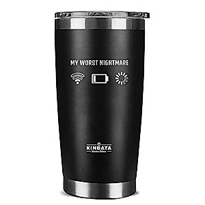 Computer Geek Gifts for Men-Cool Fathers Day Funny Gifts Unique Gamer Birthday Gifts for Him Personalized Present Ideas for Women, Husbands,Dad, Boyfriend,Coworkers Tumbler 20oz Black Worst