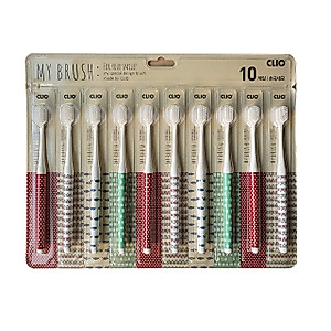 LENITH [Pack of 10] NEW CLIO Designer Toothbrush My Brush Set