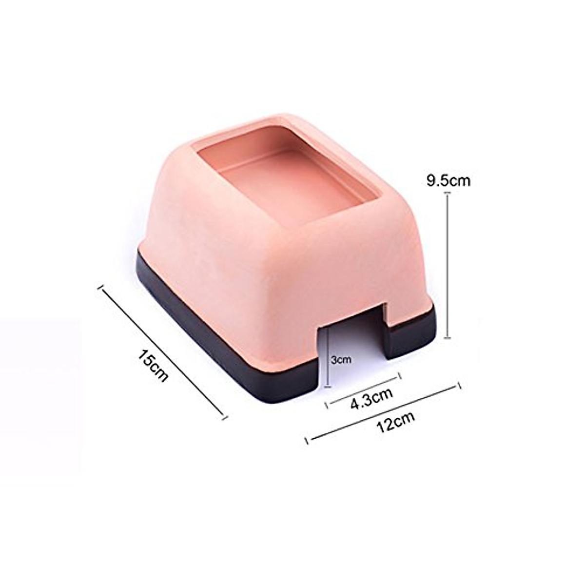 OMEM Reptiles Hideout Humidification Cave with Basin for Gecko (Large)