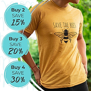 I'd Hike That, Graphic Men's Tee, Funny T Shirt, Shirts with Sayings, Stonewash Blue or Sage (L, Stonewash Blue)