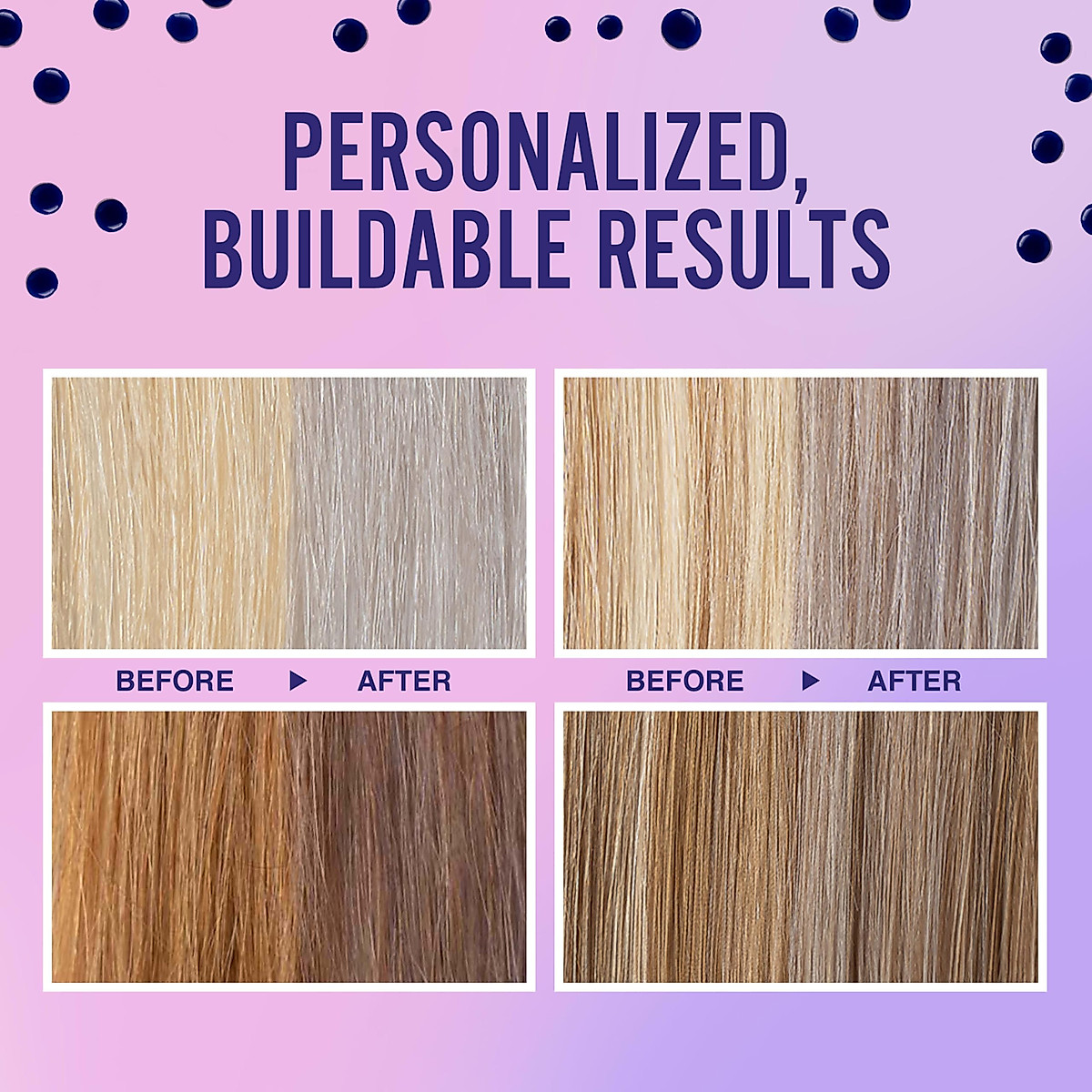 OGX Impecca-Blonde Purple Toning Drops for Blonde Enhance, 4 fl oz