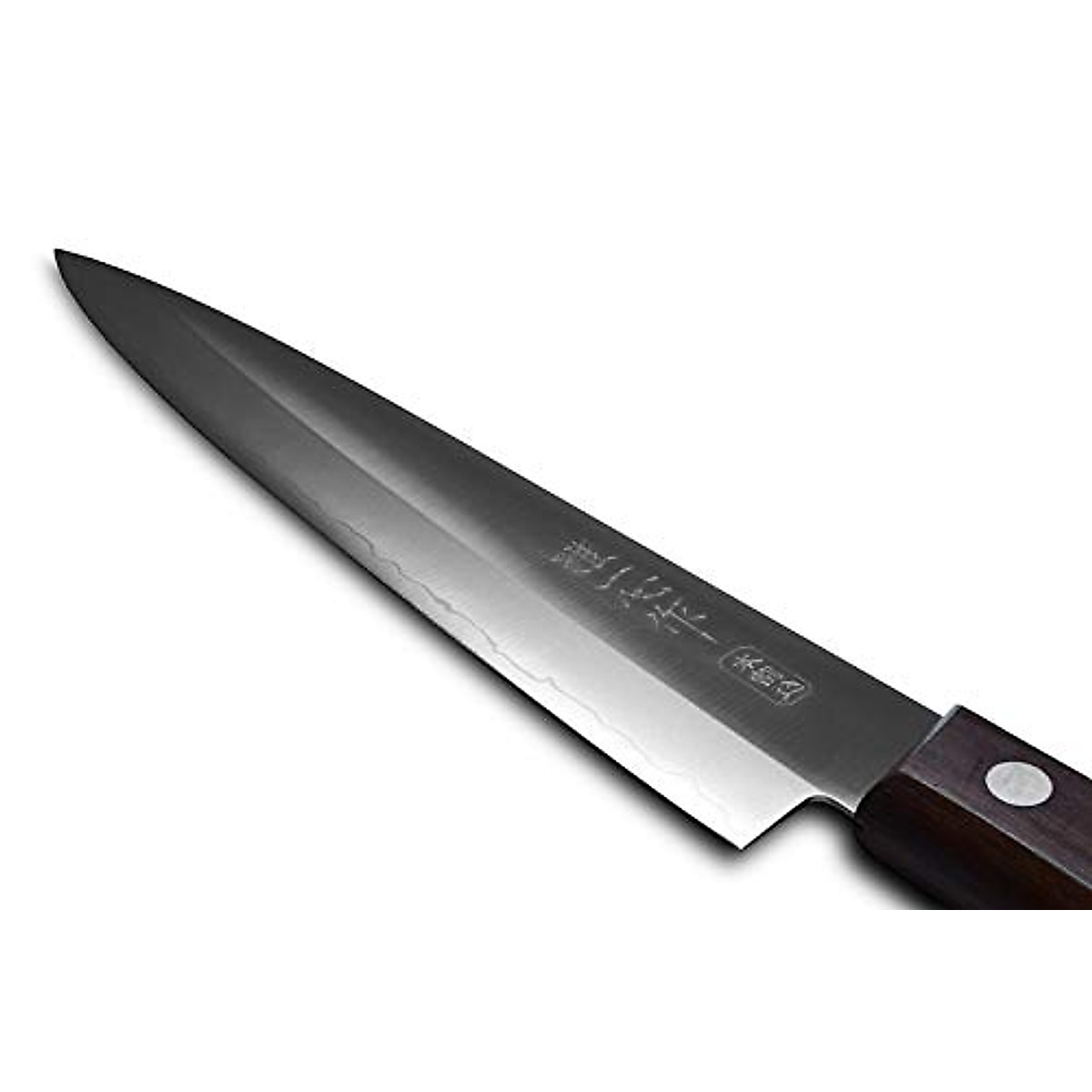 Seki Japan KANETSUGU Japanese Sushi Chef Knife, AUS8 SUS410 Stainless Steel Sashimi Yanagiba Knife, Rose Wood Handle, 210 mm (8.3 in)