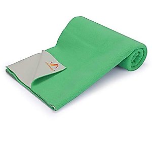 Umanac Baby Waterproof Crib Sheet | Green, Medium (27.5 in x 39 in) - Bed Pad, Bed Wetting Mattress Pad, Washable, Reusable Incontinence Underpad Sheet Protector for Toddler, Children and Adult