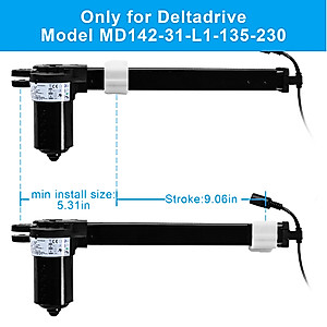 Fromann Limoss 452599 Model MD142-31-L1-135-230 for Power Recliner Lift Chairs Motor Actuator Replacement