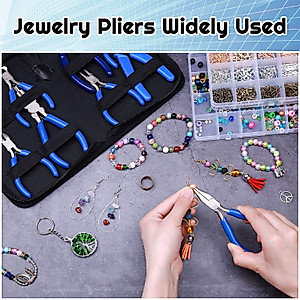 Jewelry Pliers, Shynek 8pcs Jewelry Making Pliers Tools Micro Jewelry Pliers Set Jewelry Making Kit for Jewelry Making Supplies