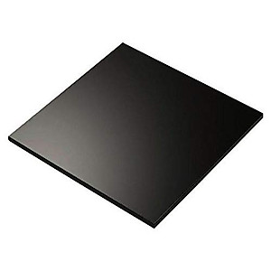 2 Pack 1/4" (6mm) Black Acrylic Plexiglass Sheet 8"x12" Cast (0.220"-0.236") Thick AZM