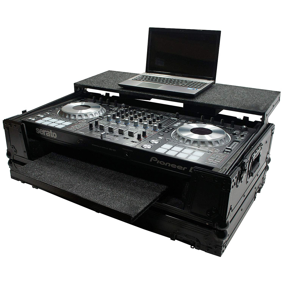 Harmony Audio HCDDJSZLTBKTR Glide Lower & Upper Laptop Stand DJ Case Compatible with Pioneer DDJ-SZ