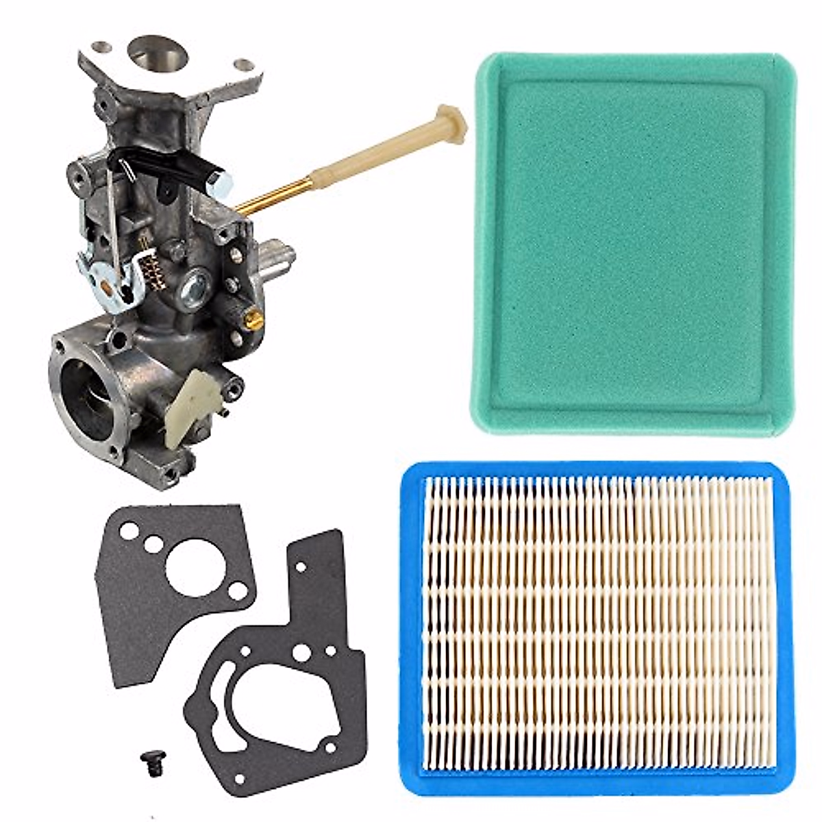 Butom 498298 135202 Carburetor with Filter Gasket for Briggs and Stratton 495951 112202 112212 112232 112252 112292 134202 133212 130202 135200 112200 130200 Engine