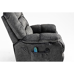 TARTOP Lift Relax Sofa Chair Livingroom Furniture Living Room Power Electric Reclining for Elderly,Beacon Grey