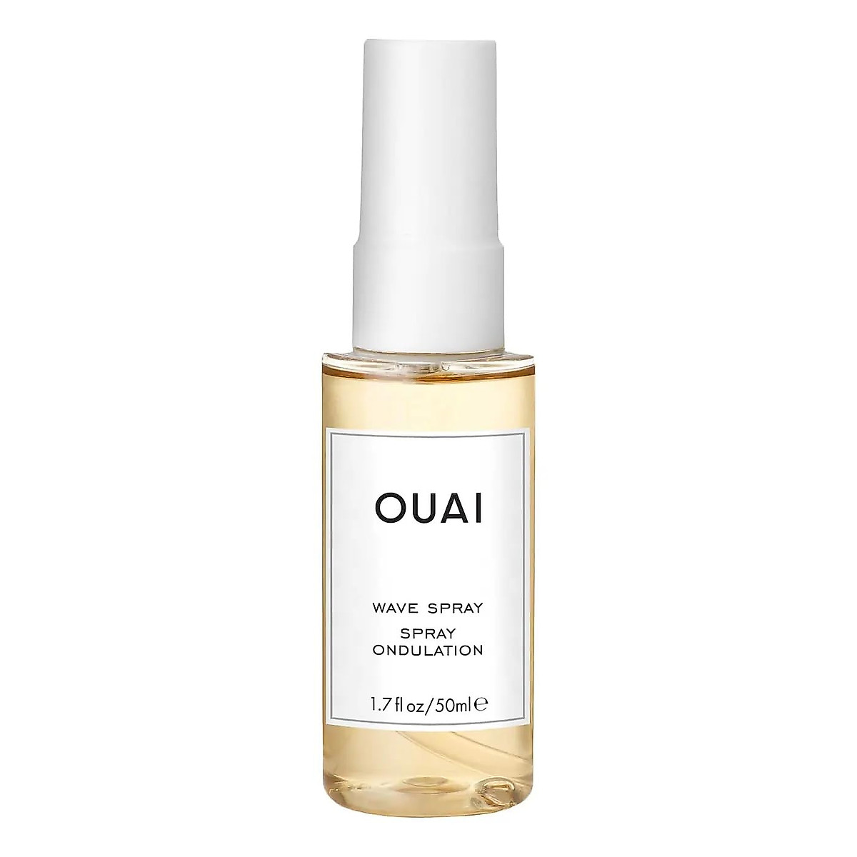 OUAI Wave Spray Travel Size - Coconut Oil & Rice Protein Texturizing Mist for Beach Waves, Volume & Shine - Paraben-Free, Safe for Color & Keratin-Treated Hair (1.7 fl oz)